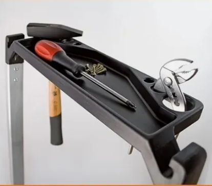 WAKU Little Jumbo 2-Step Folding Step Stool, 47cm Top Step, Stainless ...