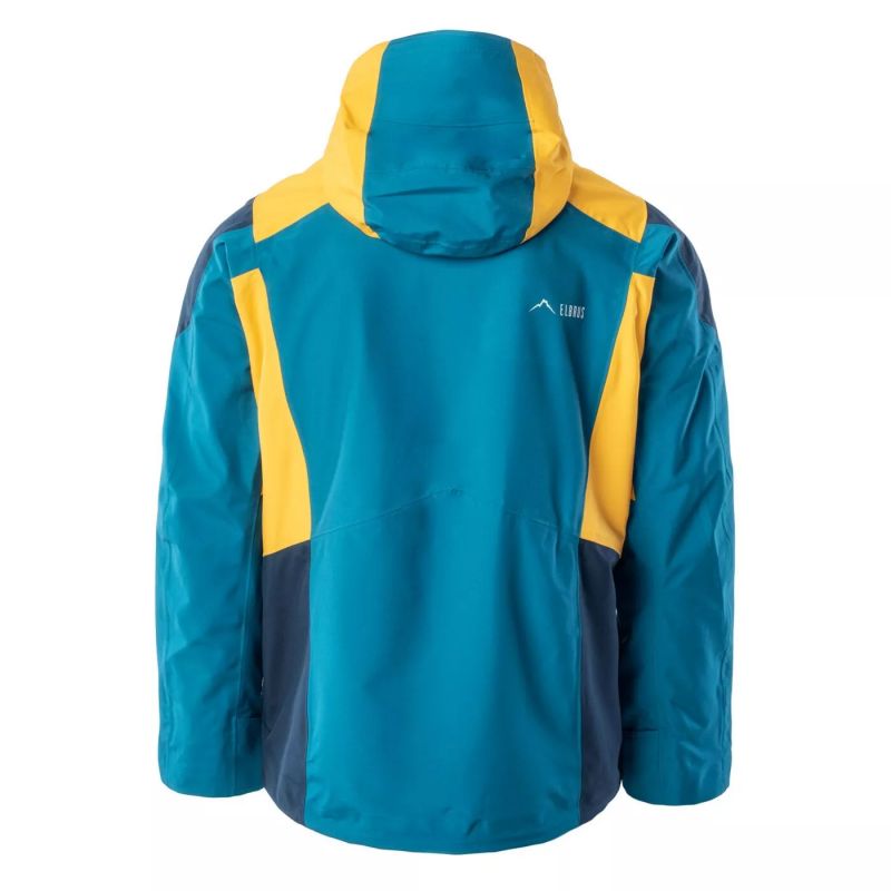 Elbrus Mens Malaspina II Jacket - Blue/Yellow | Simply Hike UK