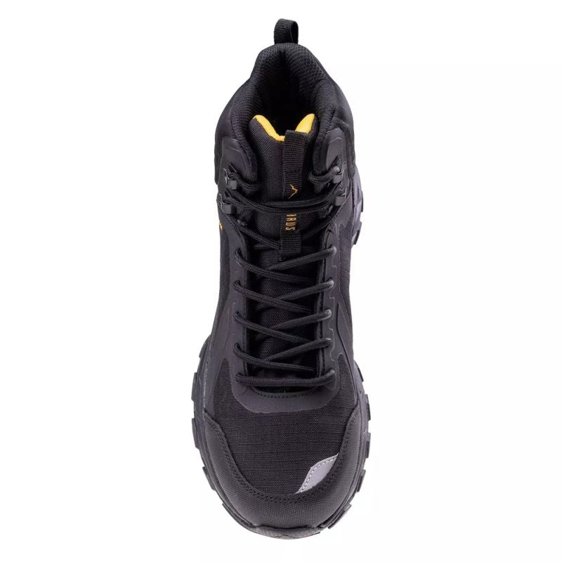 Elbrus Black Hixon Mid Waterproof CM Mens Shoes - Black | Simply Hike UK