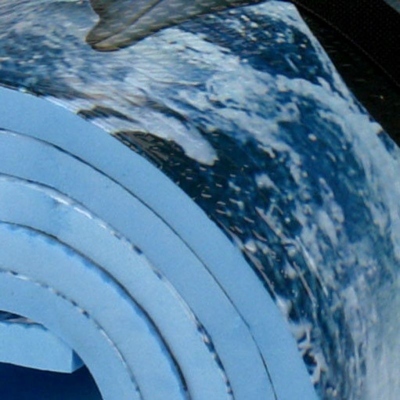 Meteor EVA Single-Layer Dolphin Sleeping Pad - Blue | Simply Hike UK