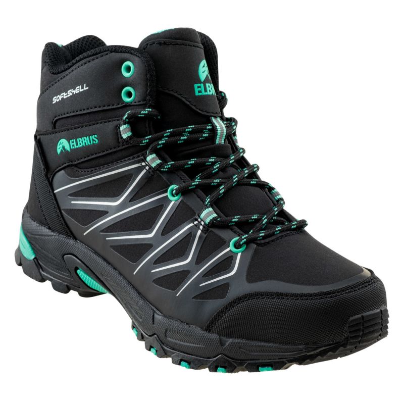 Elbrus Women Mabby Mid Waterproof Shoes - Black | Simply Hike UK